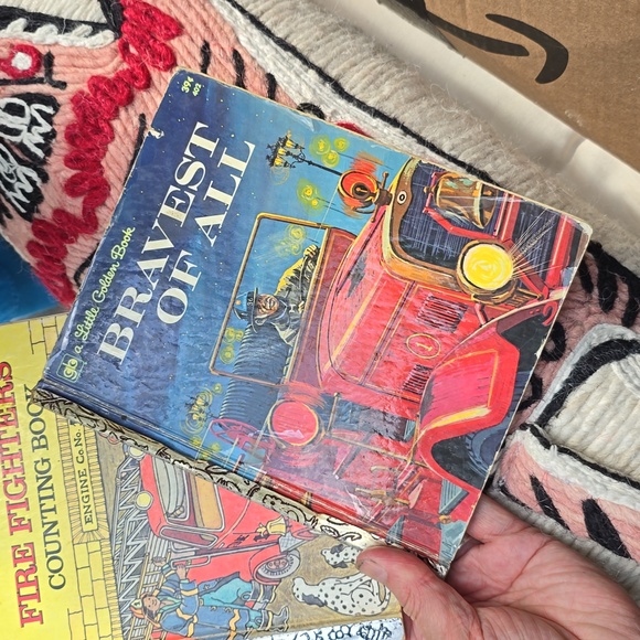 Little Golden Books | Art | Vintage 7s 80s Little Golden Books Bravest ...